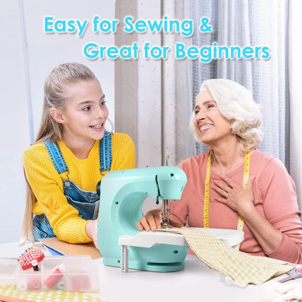 Small Manual Sewing Machine with Extension Table Review - Colormazen