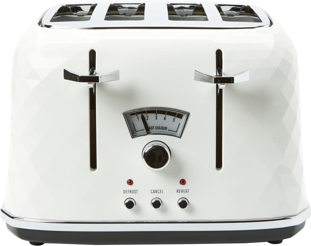 De'Longhi Brillante CTJ4003W 4-Slice Toaster - White Review - Colormazen