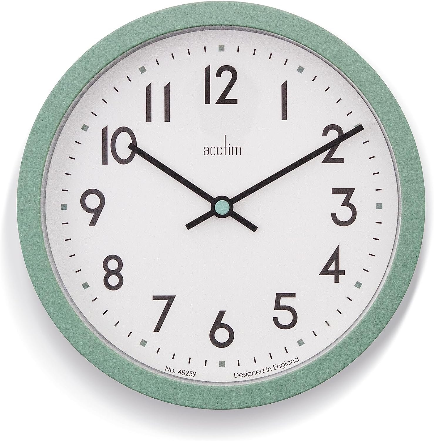 Acctim Elstow 22845 Wall Clock in Meadow Green Review - Colormazen