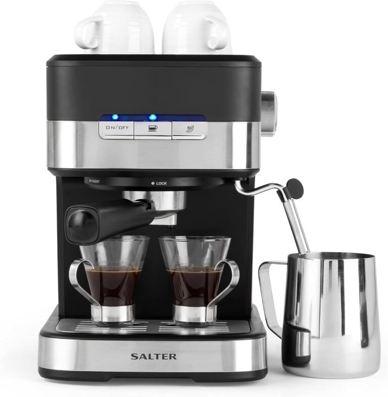 Salter EK4623 Caffé Espresso Pro Coffee Machine Review - Colormazen