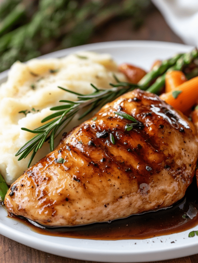 Balsamic Glazed Chicken - Colormazen